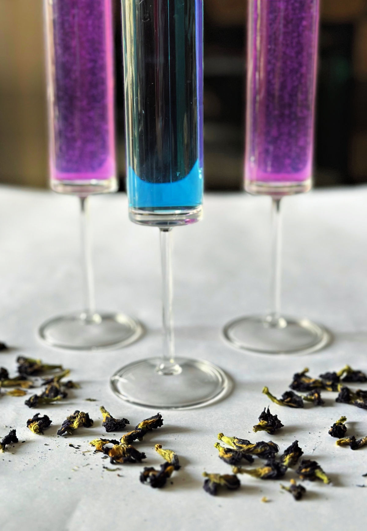 How to Make a Butterfly Pea Flower Cocktail (Color Changing)