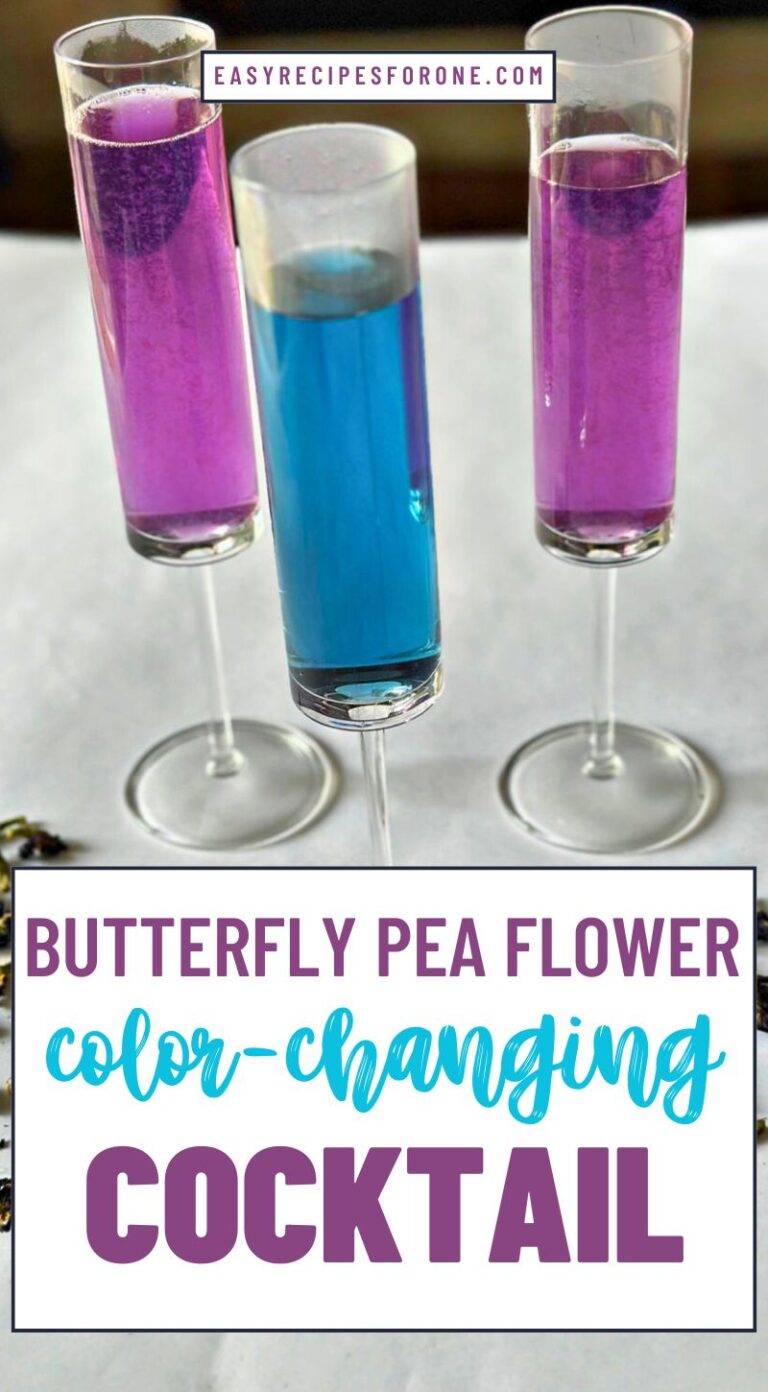 How to Make a Butterfly Pea Flower Cocktail (Color Changing)