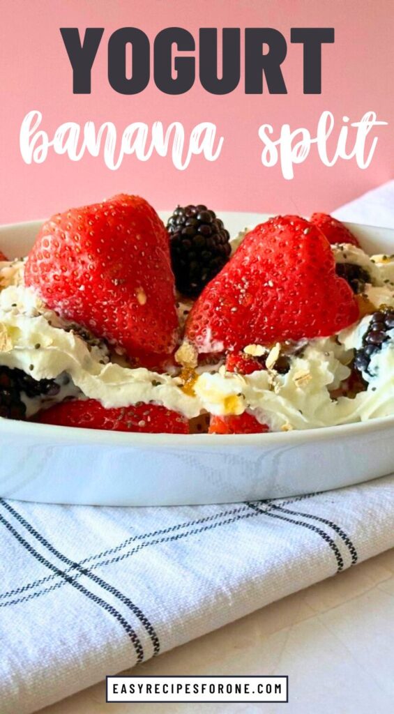 Yogurt Banana Split: A Tasty and Delicious Breakfast Idea